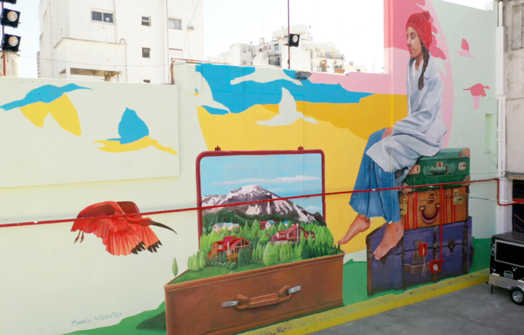 Ciudad Cultural Konex inaugura mural de Mabel Vicentef con todo el ...
