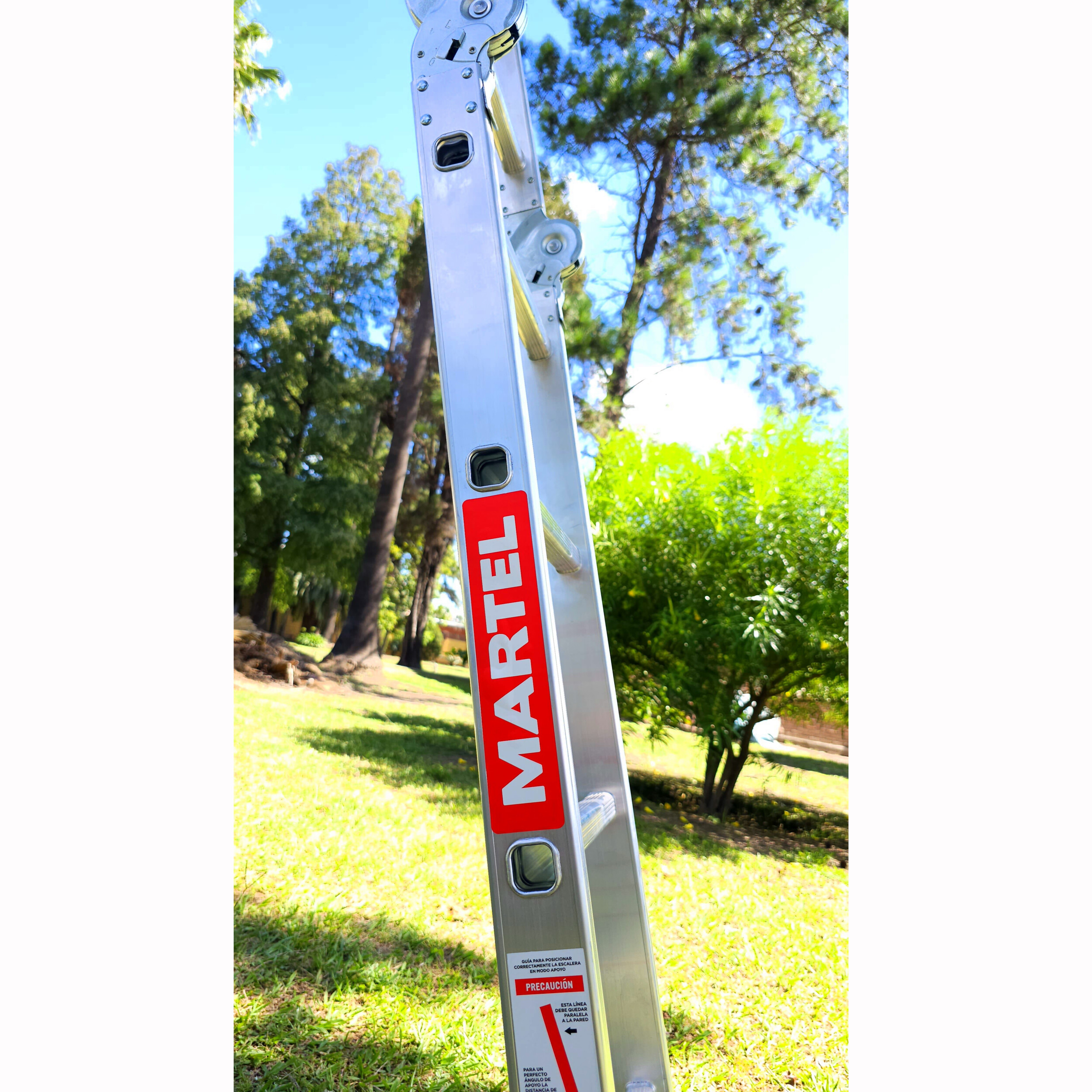 MARTEL ESCALERA DOS TRAMOS ALUMINIO 2 x 5 | Martel Pinturerias