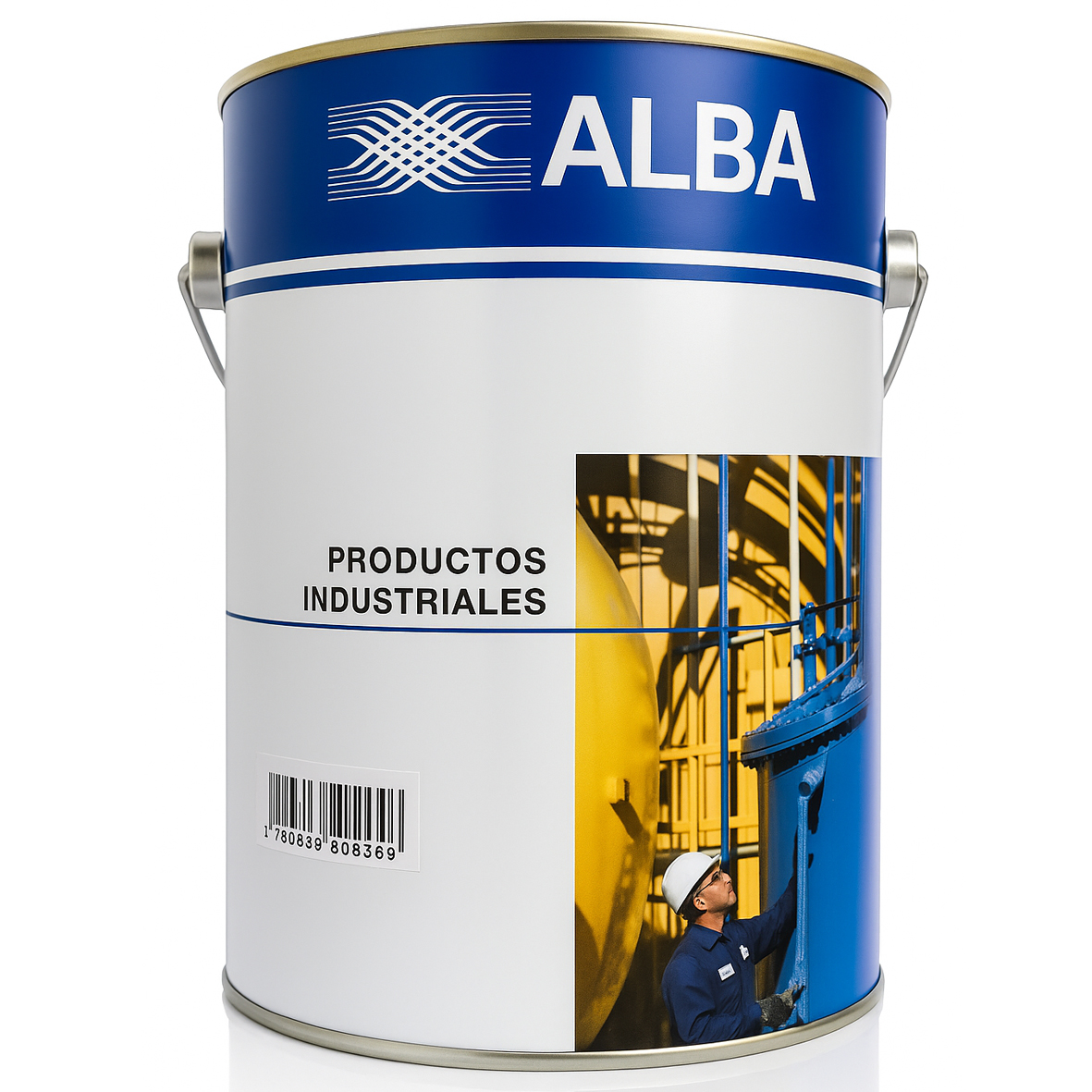 ESMALTE INDUSTRIAL ALBA VERDE CLARO 4 LT | Martel Pinturerias