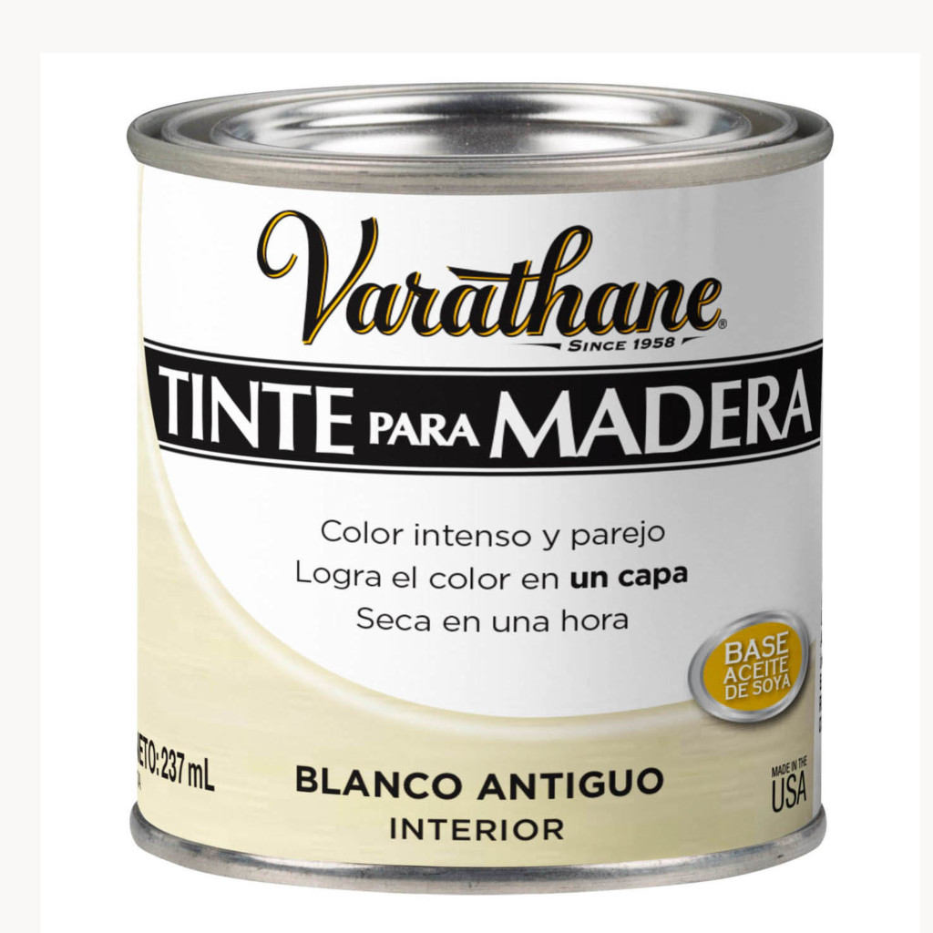 Martel Pinturerias VARATHANE TINTA PARA MADERA BLANCO ANTIGUO 0.237 L