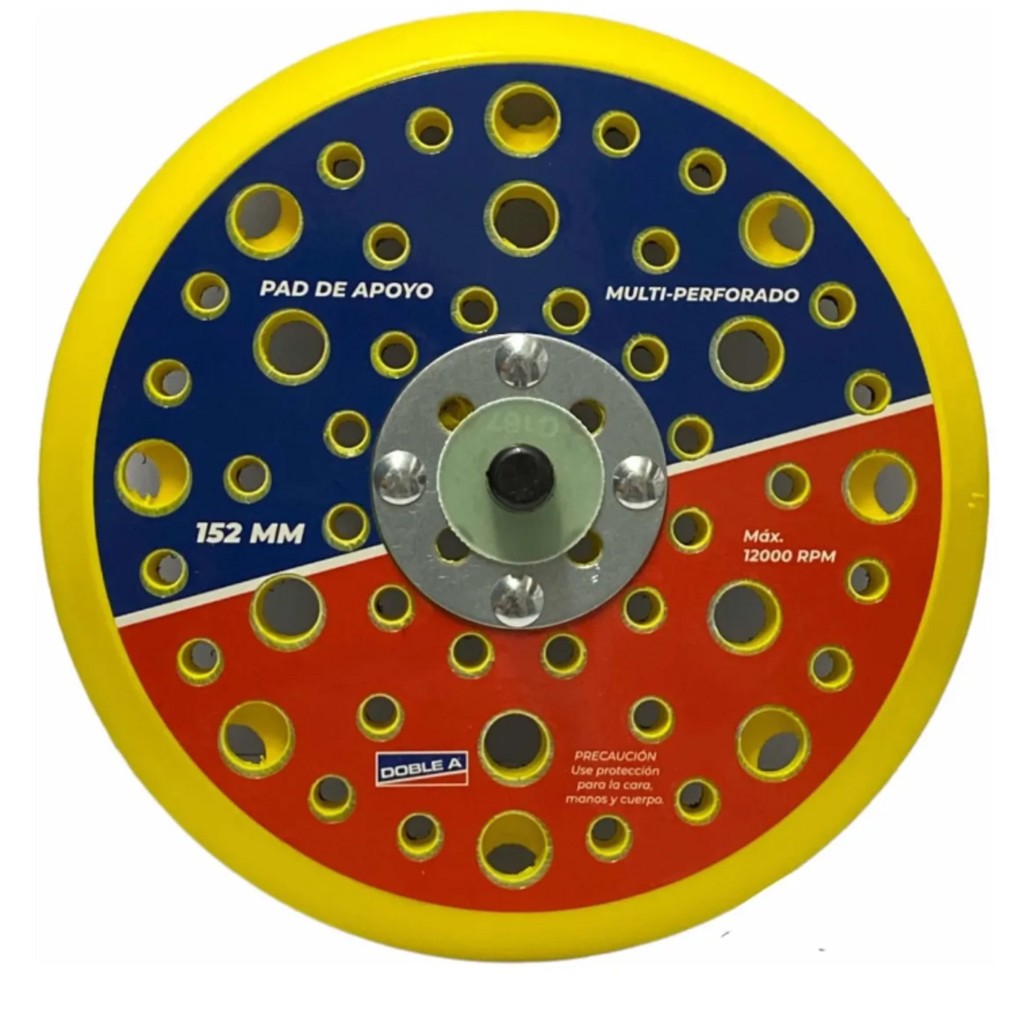 DOBLE A PAD PARA LIJADORA MULTI AGUJEROS 152 MM | Martel Pinturerias