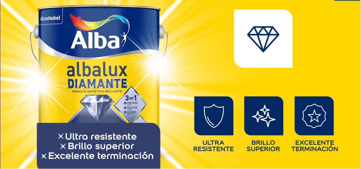 Albalux Diamante 3 en 1 | Martel Pinturerias